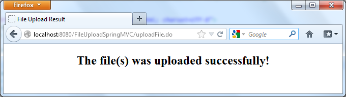 Spring Mvc File Upload Tutorial With Eclipse Ide